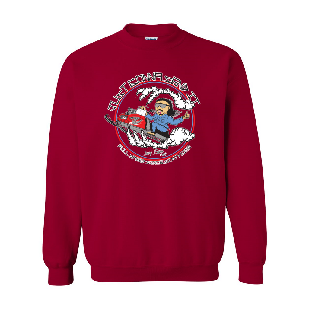 LARE DOG BURNOUT CREWNECK SWEATER – LARRY ENTICER #69